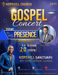 Gospel Meeting Flyer Template - Ablebionics