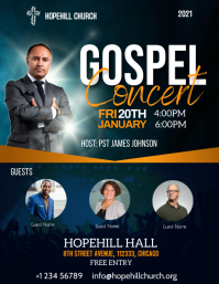 Gospel Concert Flyer Template | PosterMyWall