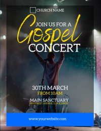 gospel concert flyer Template | PosterMyWall