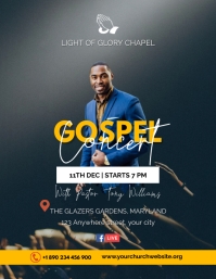 GOSPEL CONCERT POSTER Template | PosterMyWall