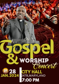 Gospel Concert Template | PosterMyWall