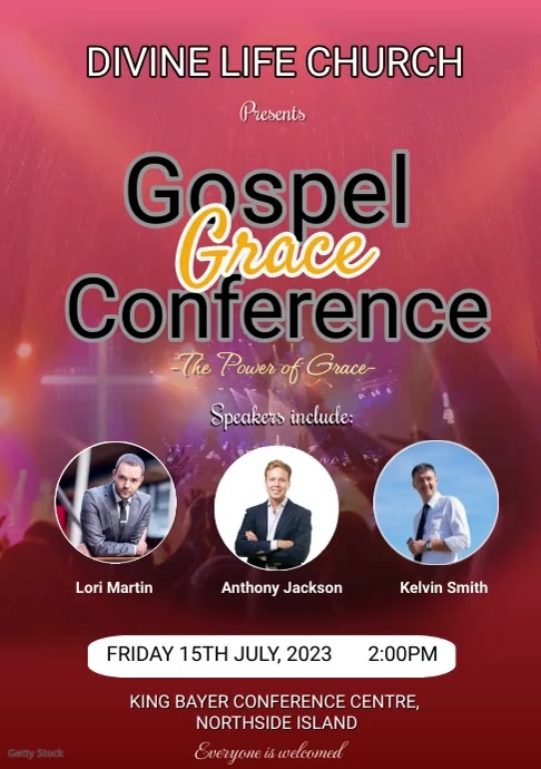Plantilla de Gospel conference | PosterMyWall
