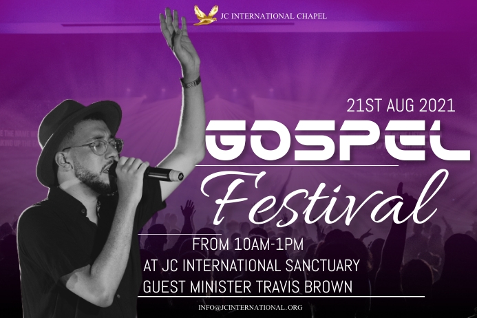 gospel festival poster Template | PosterMyWall