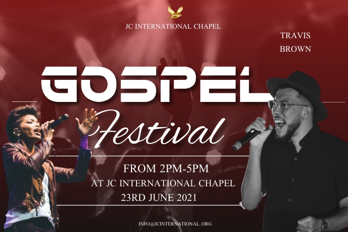 gospel festival poster Template | PosterMyWall