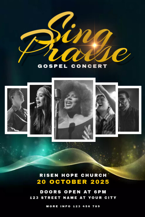 Gospel Flyer Template | PosterMyWall