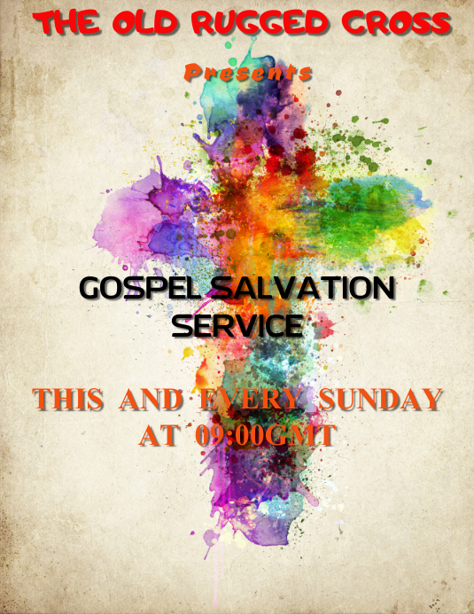 Gospel Salvation Template | PosterMyWall