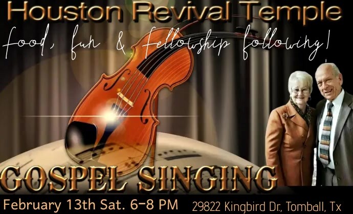 GOSPEL SINGING Template | PosterMyWall