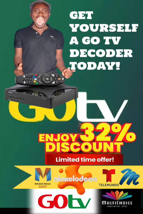 Multichoice Advert Template | PosterMyWall
