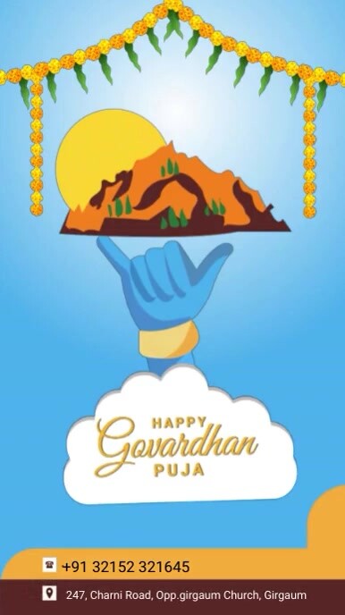 Govardhan Puja Template | PosterMyWall