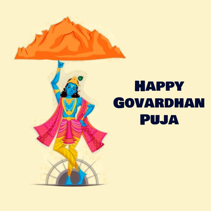 Govardhan Puja Template | PosterMyWall