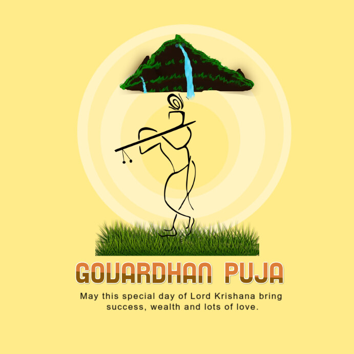 GOVARDHAN PUJA Template | PosterMyWall