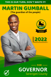 politics campaign Template | PosterMyWall