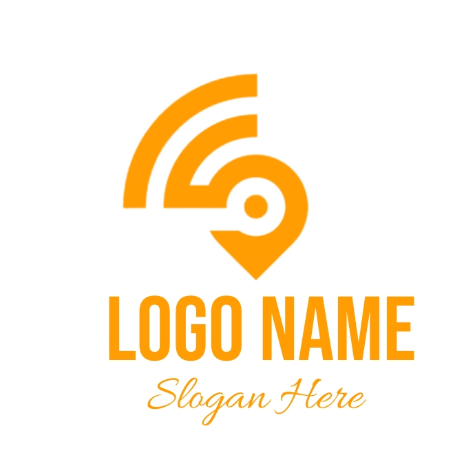 GPS locator logo Internet logo inspirations. Template | PosterMyWall