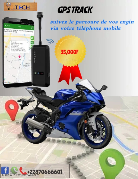 Gps track Template | PosterMyWall