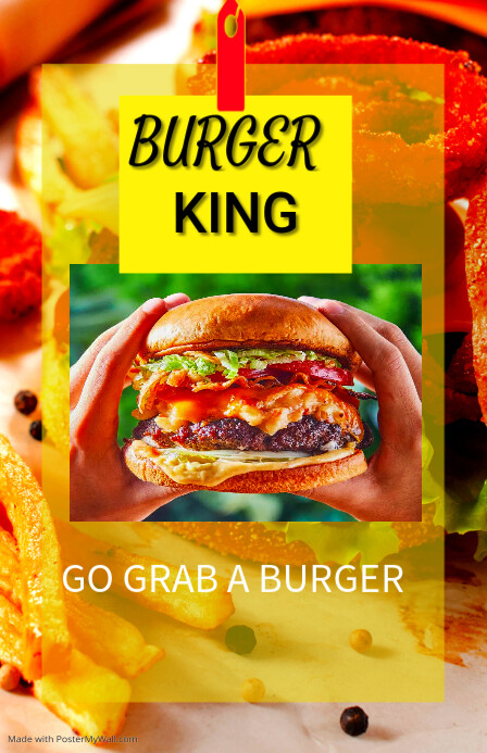 Copy of GRAB A BURGER | PosterMyWall