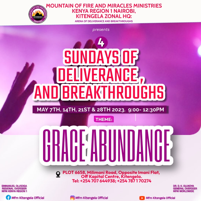 Plantilla de Grace Abundance | PosterMyWall