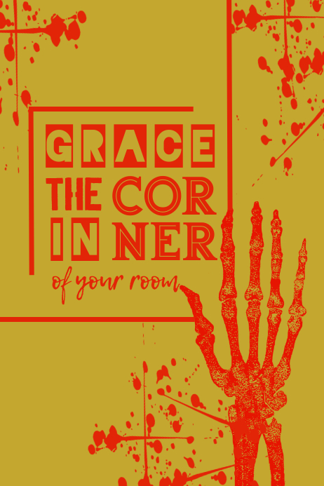 Grace In The Corner Of Your Room Template | PosterMyWall
