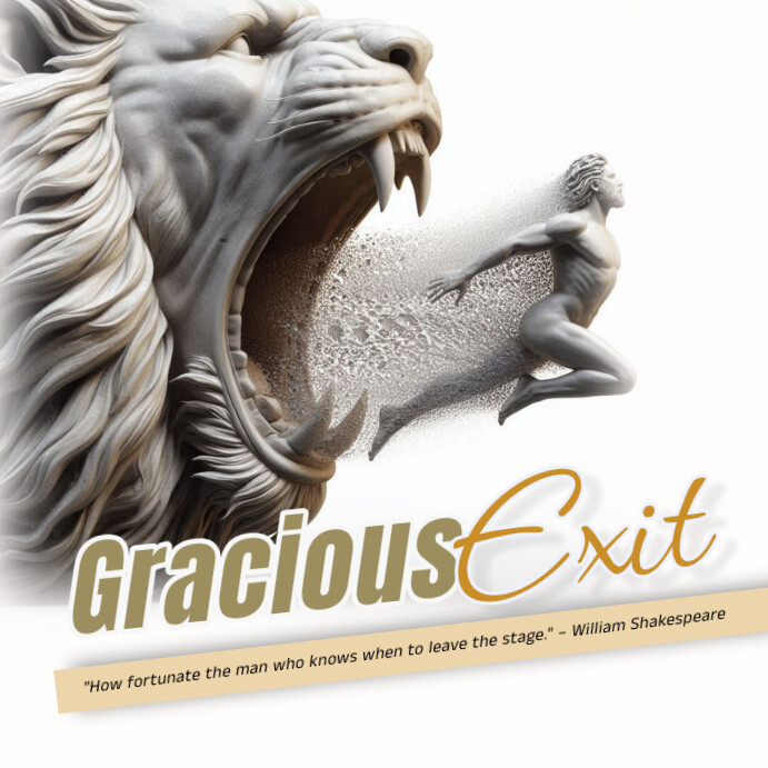 Copy of Gracious exit | PosterMyWall