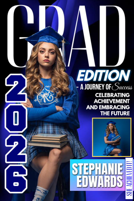 Grad Edition Class of 2026 Template | PosterMyWall