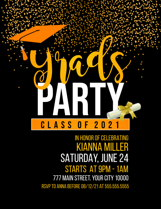 Grad Party | PosterMyWall