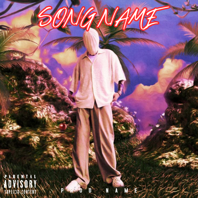 Gradient Album Cover Instagram Post Template | PosterMyWall