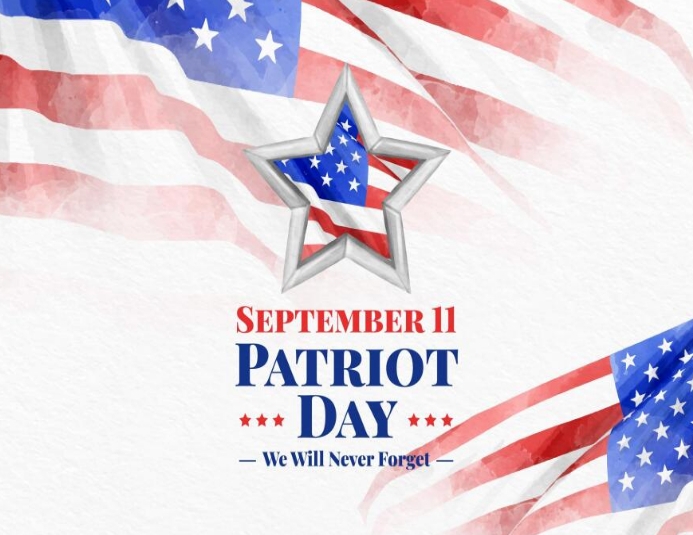 Copy of Gradient background September 11 patriot day | PosterMyWall