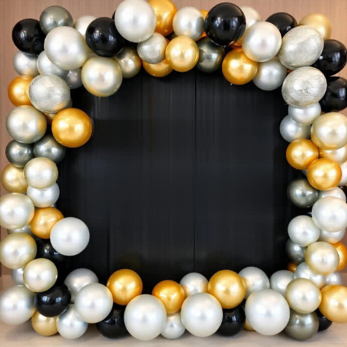 Gradient Balloon Background Instagram Post Template | PosterMyWall