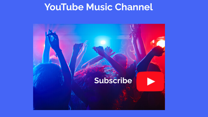 Blue, Purple, Red Youtube Channel Cover Template | PosterMyWall