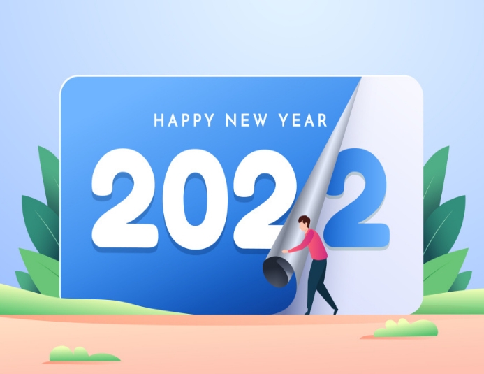 Copy of Gradient changing year illustration | PosterMyWall