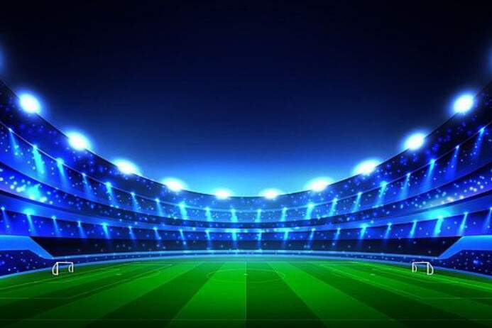 Gradient Football Stadium Template | PosterMyWall