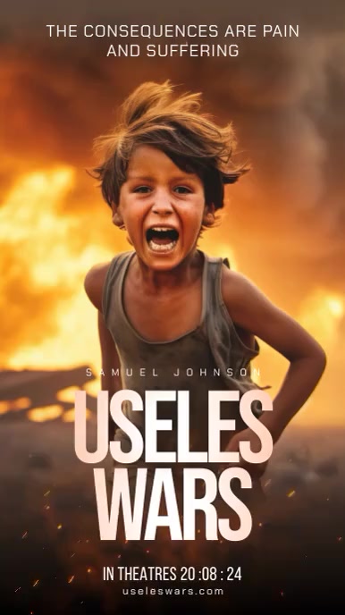 Gradient Gaza War Movie Instagram Ad Instagr Template | PosterMyWall