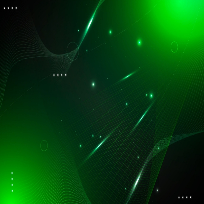 Copy of Gradient green technology background | PosterMyWall
