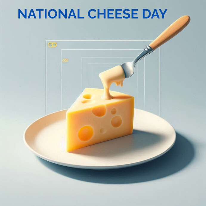 Gradient National Cheese Day Instagram Post Template | PosterMyWall