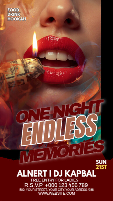 Plantilla de Gradient Night Club Party Instagram Story | PosterMyWall