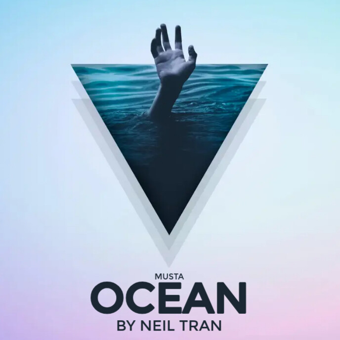 Gradient OCEAN Album Cover Template | PosterMyWall