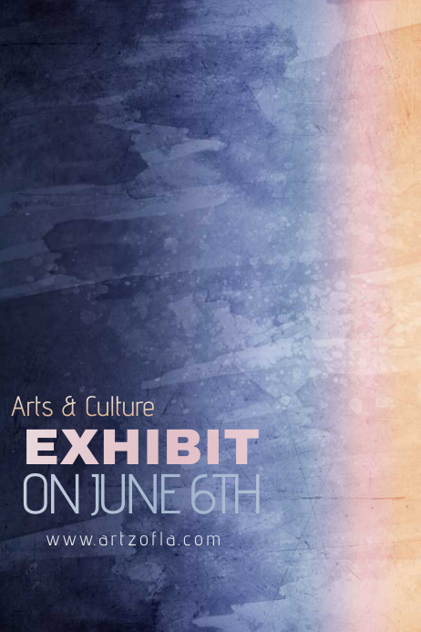 Gradient Paint Simple Modern Event Club Venue Art Template | PosterMyWall