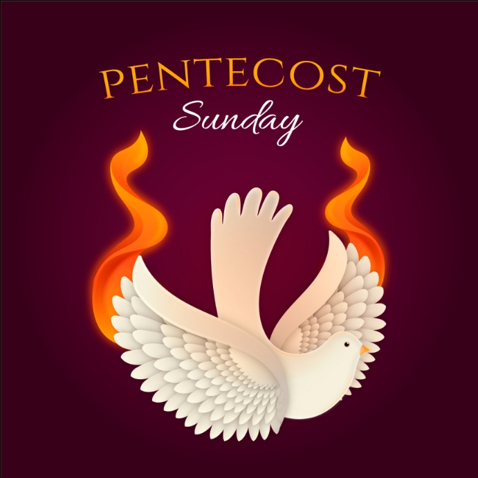 Plantilla de Gradient pentecost illustration | PosterMyWall