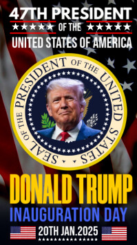 Presidential inauguration day 2025 Template | PosterMyWall