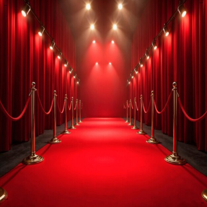 Gradient Red Carpet Stage Templat | PosterMyWall