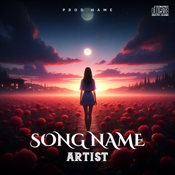 Gradient Sunset Album Cover Template | PosterMyWall