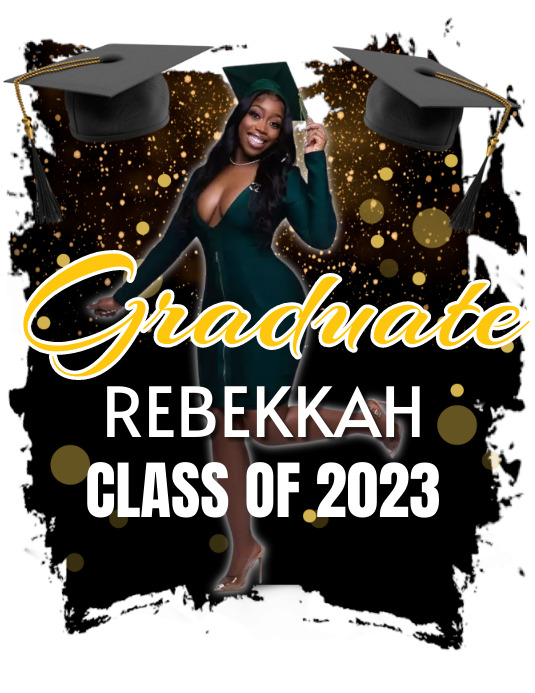 Plantilla de Graduate | Grad | Senior | Class of 2023 | PosterMyWall