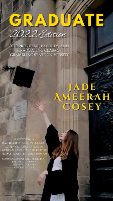 Graduate 2022 edition Template | PosterMyWall