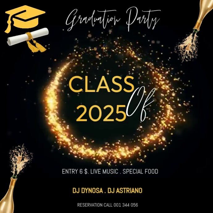 Graduate celebration Template | PosterMyWall