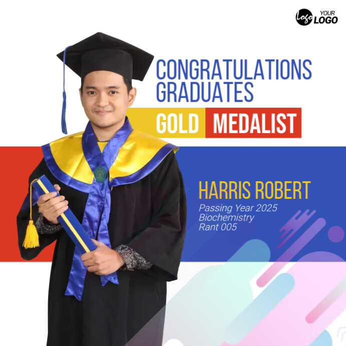 Graduate Congratulation Template | PosterMyWall