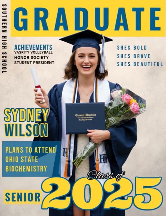 Graduate Magazine Cover (us Letter) Template | PosterMyWall
