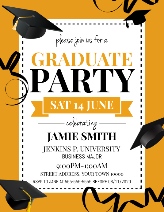 Graduate Party | PosterMyWall