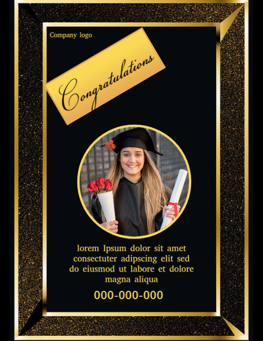Copy of Graduate student | PosterMyWall