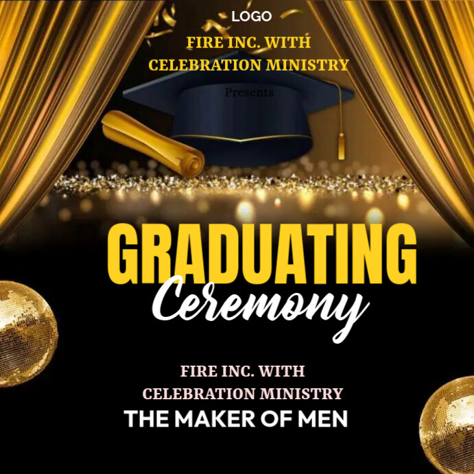 GRADUATING Template | PosterMyWall