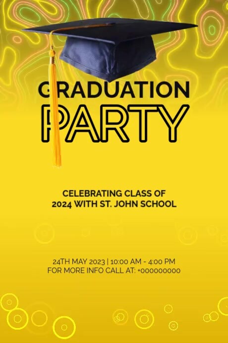 Graduating with Style: Customize Your Graduat Template | PosterMyWall