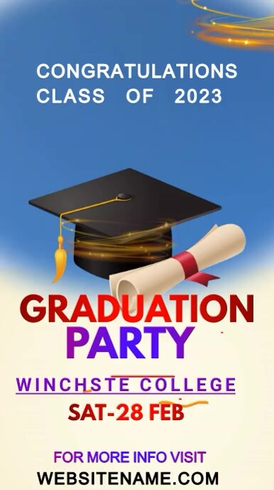 Graduation, congratulations,pass Template | PosterMyWall